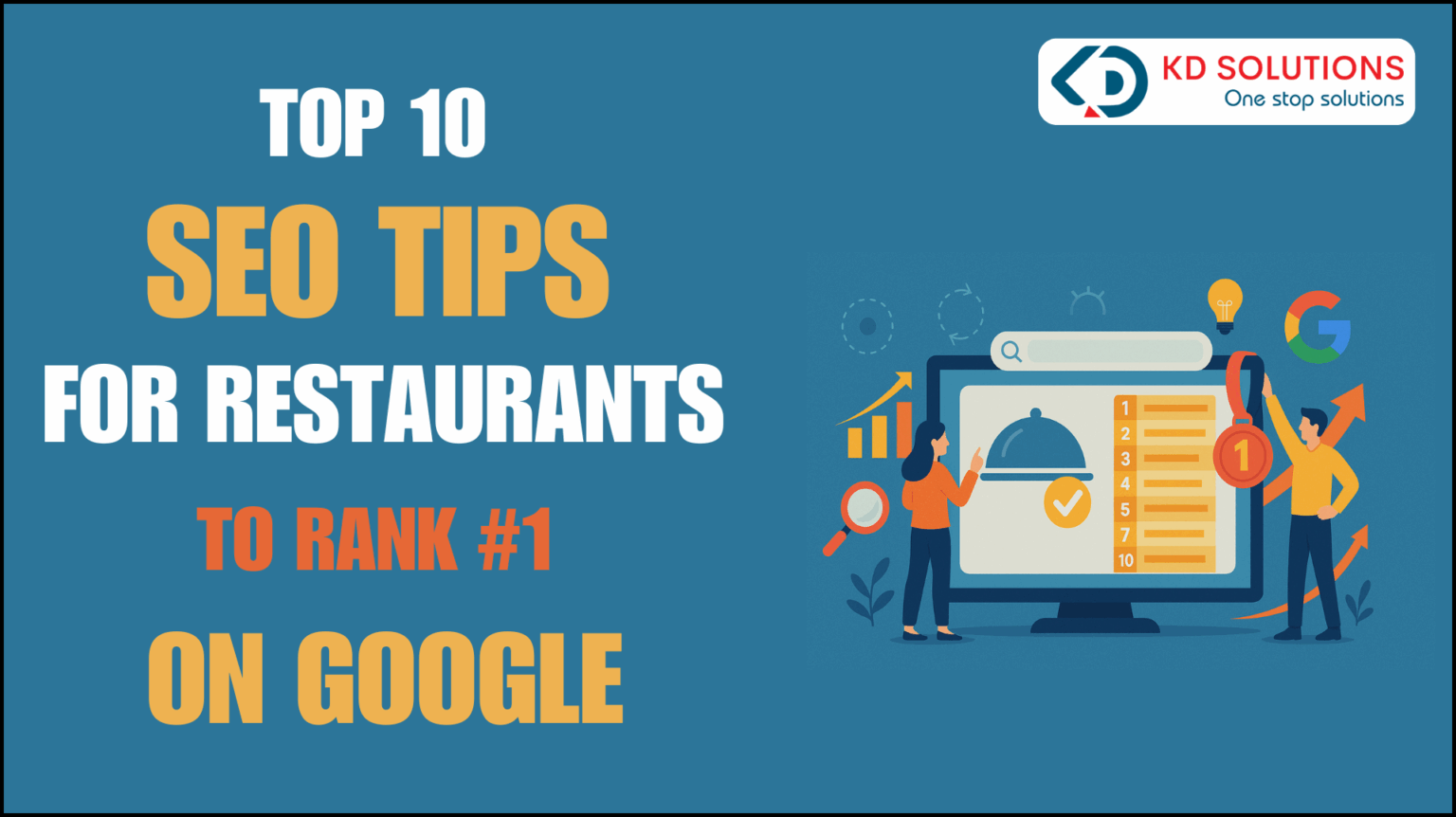 Top 10 SEO Tips for Restaurants to Rank #1 on Google
